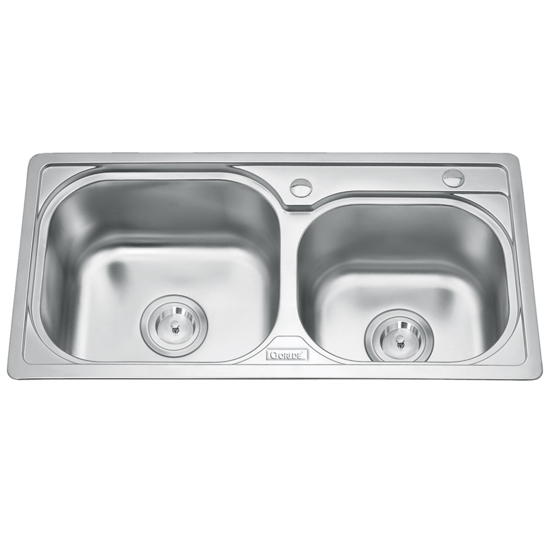 Chậu rửa bát inox 2 hố Gorlde B-209 » Bếp 365 Hải Phòng®